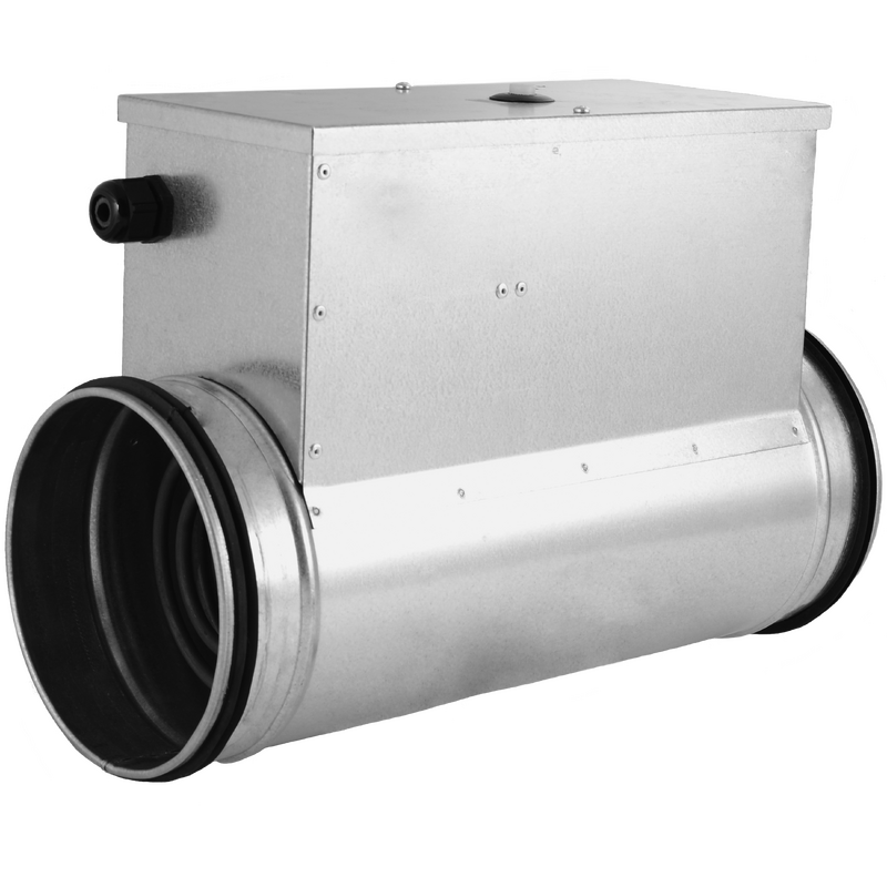 Electric Round Duct Heater - Diameter 160 Power 2.0 KW – Air-Haus